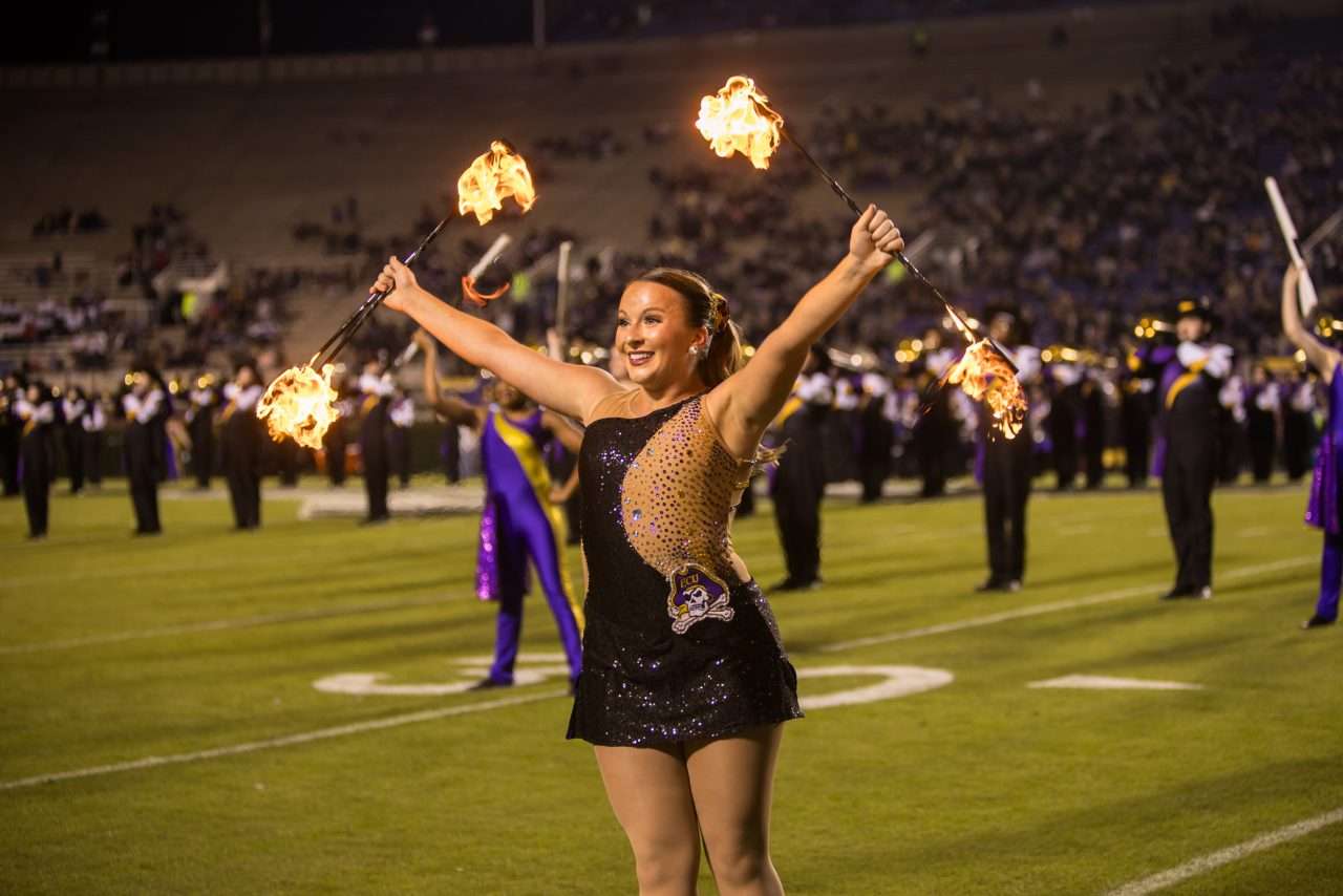 Feature Twirler | ECU Marching Pirates